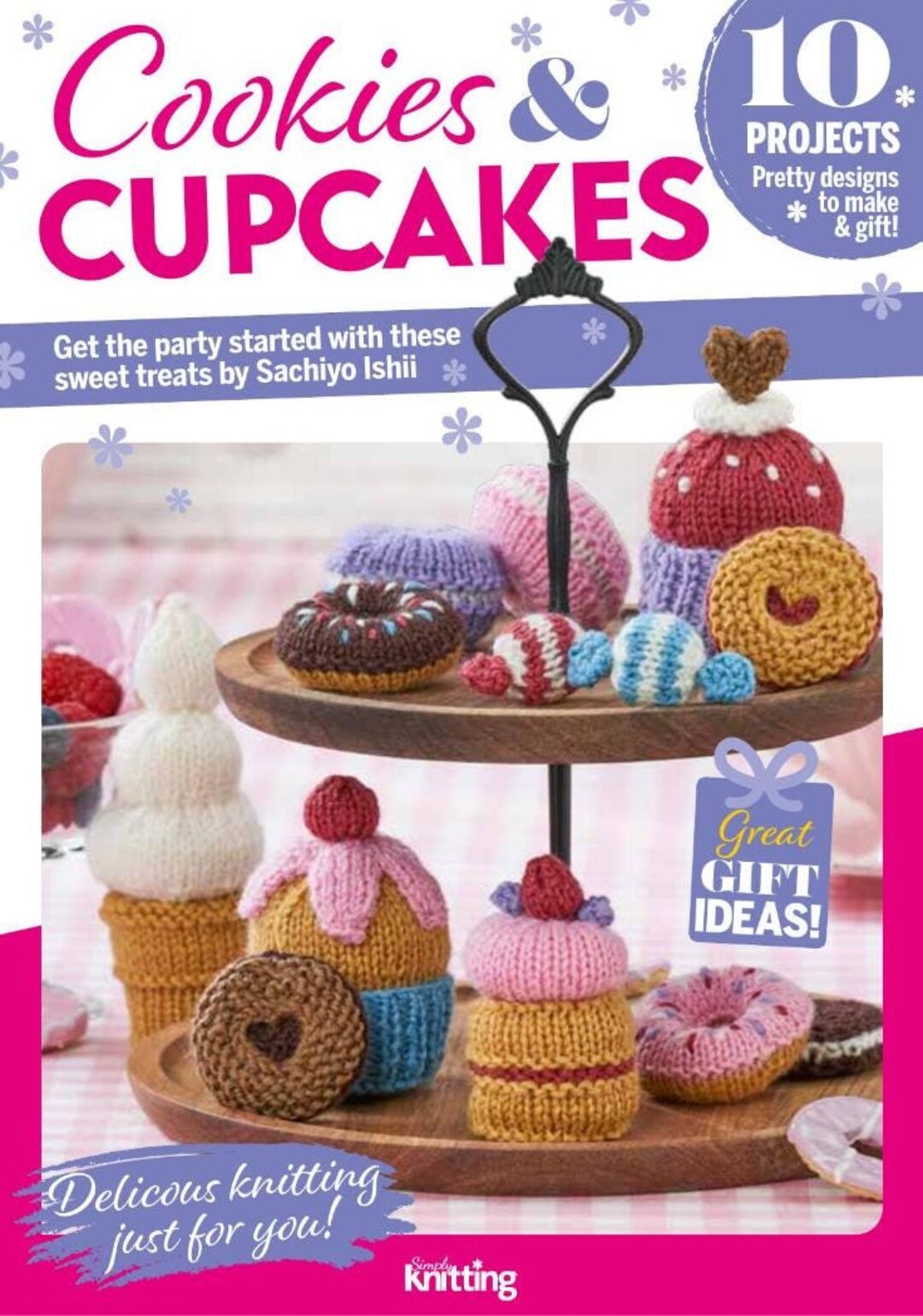KNITTED Cookie and Cupcake Patterns - Food Knitting Pattern - PDF ...