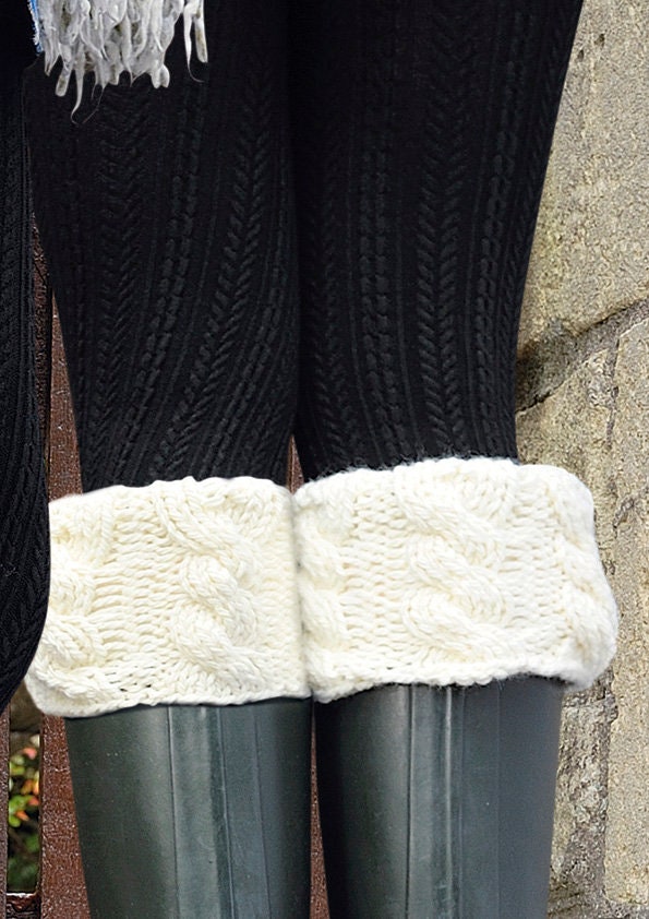 KNITTED Boot Topper Patterns - Easy Knitting Pattern - PDF Download ...