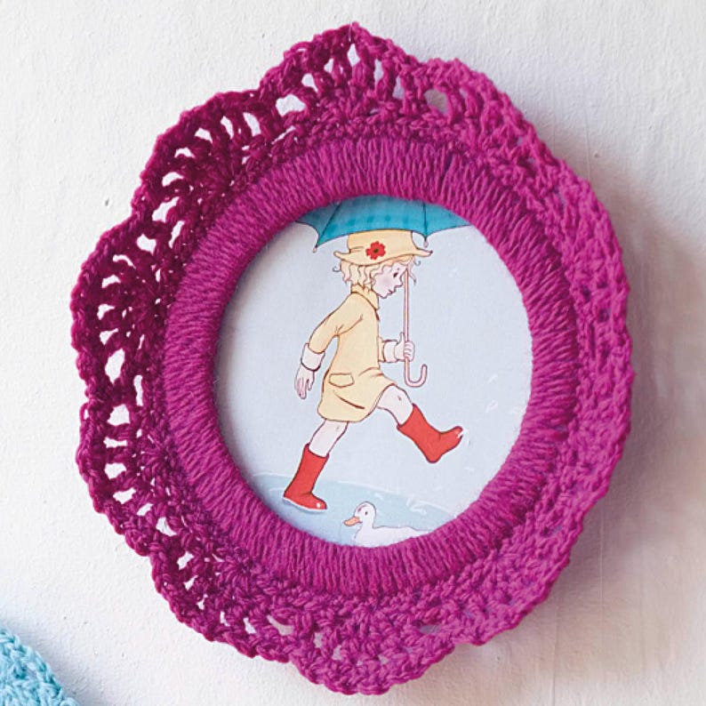 Crochet Photo Frame Pattern - 3 Patterns Set - Picture Frame - Etsy