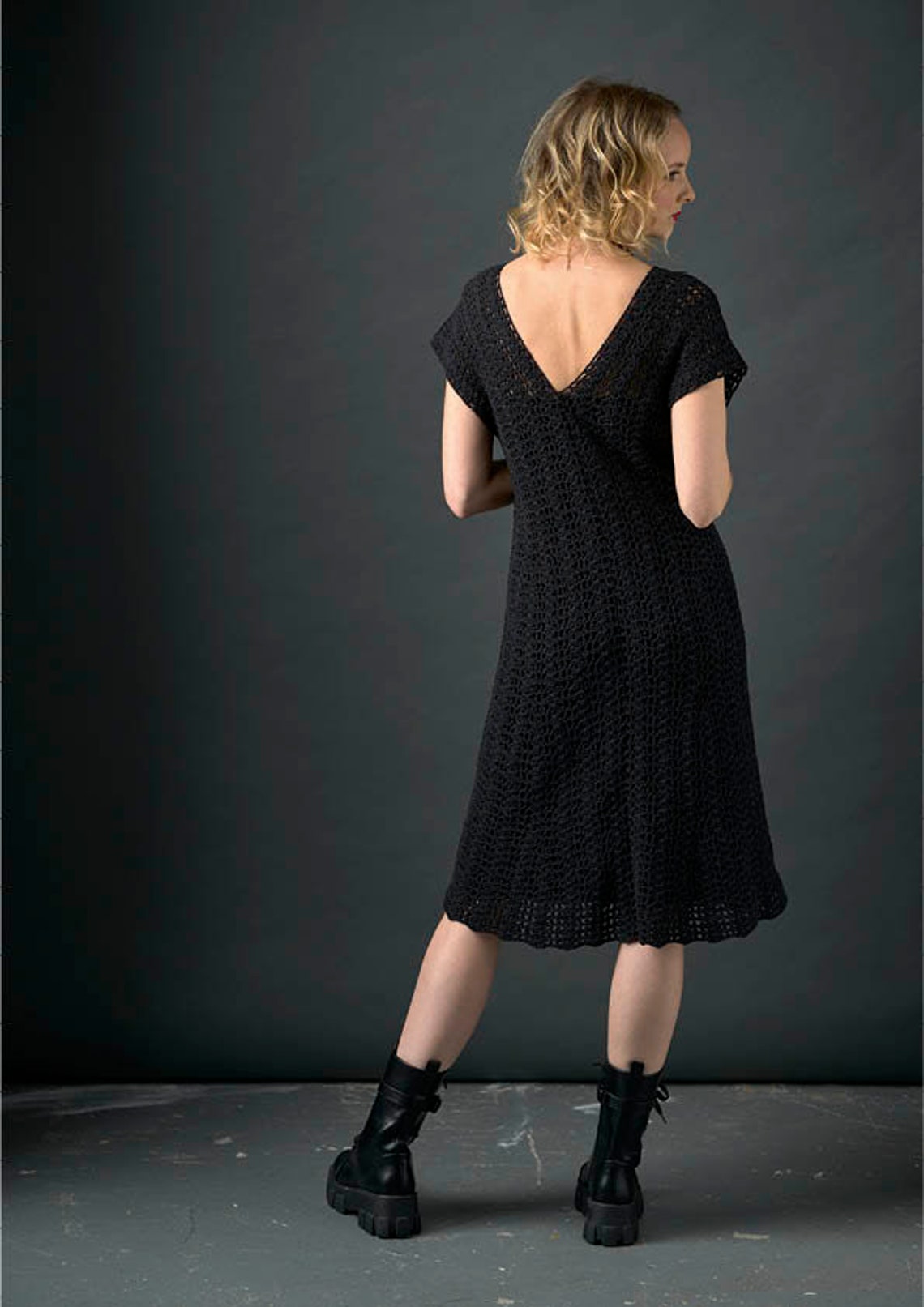 LITTLE BLACK DRESS - Crochet Pattern - Pdf Download Only - Etsy