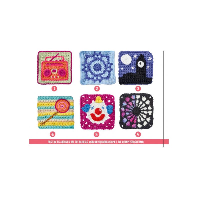 40 Granny Square Crochet Patterns: Simply Crochet Magazine (PDF Pattern ...