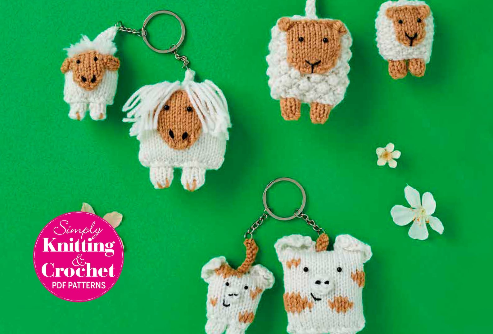 KNITTED Farmyard Animal Patterns - Cow, Sheep, Pig - PDF Download Only ...