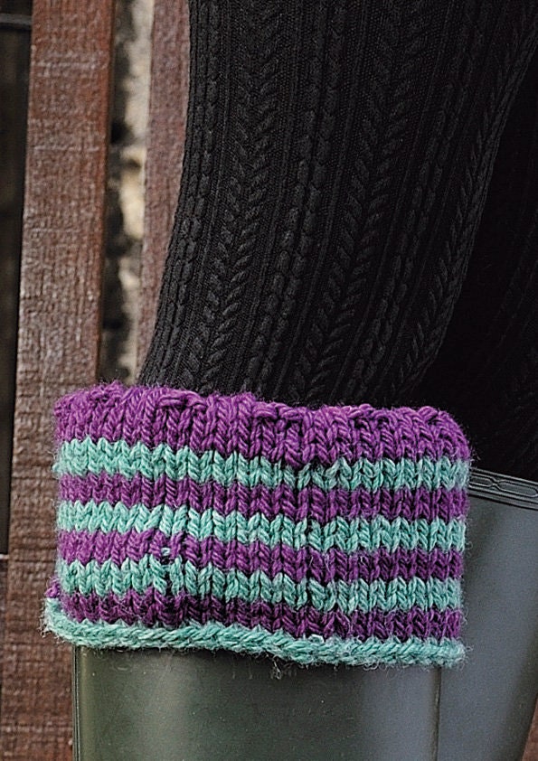 KNITTED Boot Topper Patterns - Easy Knitting Pattern - PDF Download ...