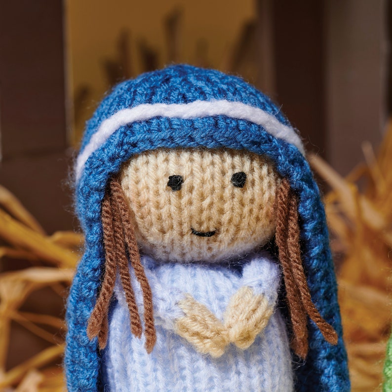 KNITTED Nativity Pattern - Christmas Knitting Pattern - PDF Download ...