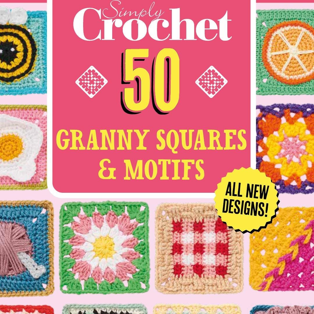 50 Crochet Granny Square Patterns: Motif Collection (PDF Download) - Etsy
