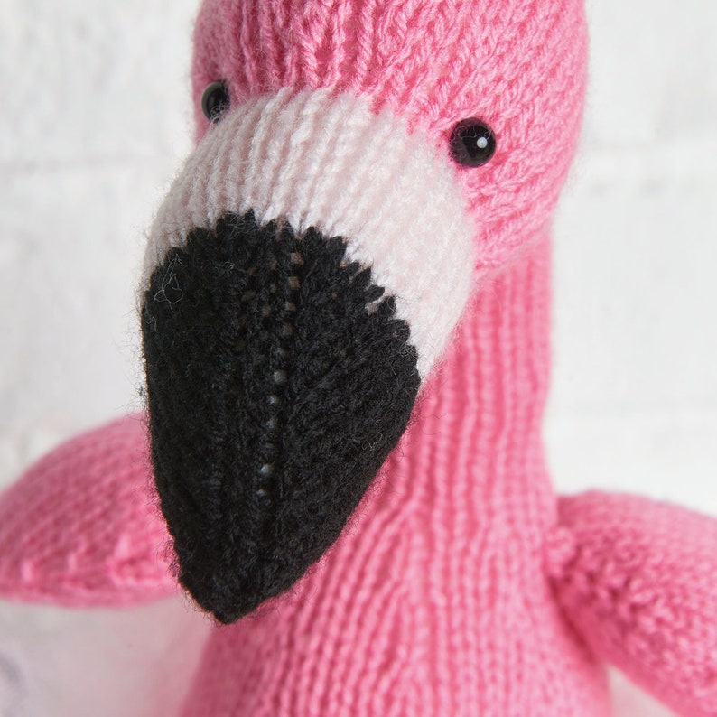 KNITTED Flamingo Pattern - Ballerina Toy - PDF Download Only - Etsy