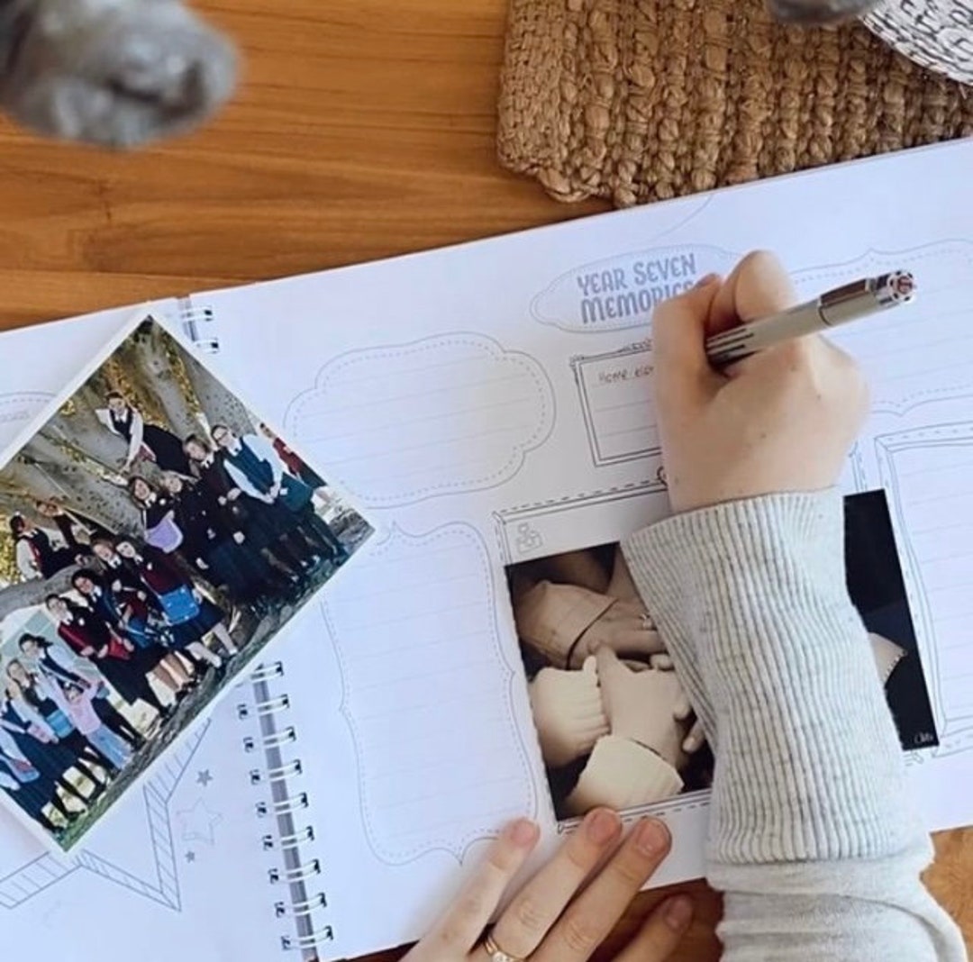 School Days Memory Book, School Memories Journal - Etsy Australia