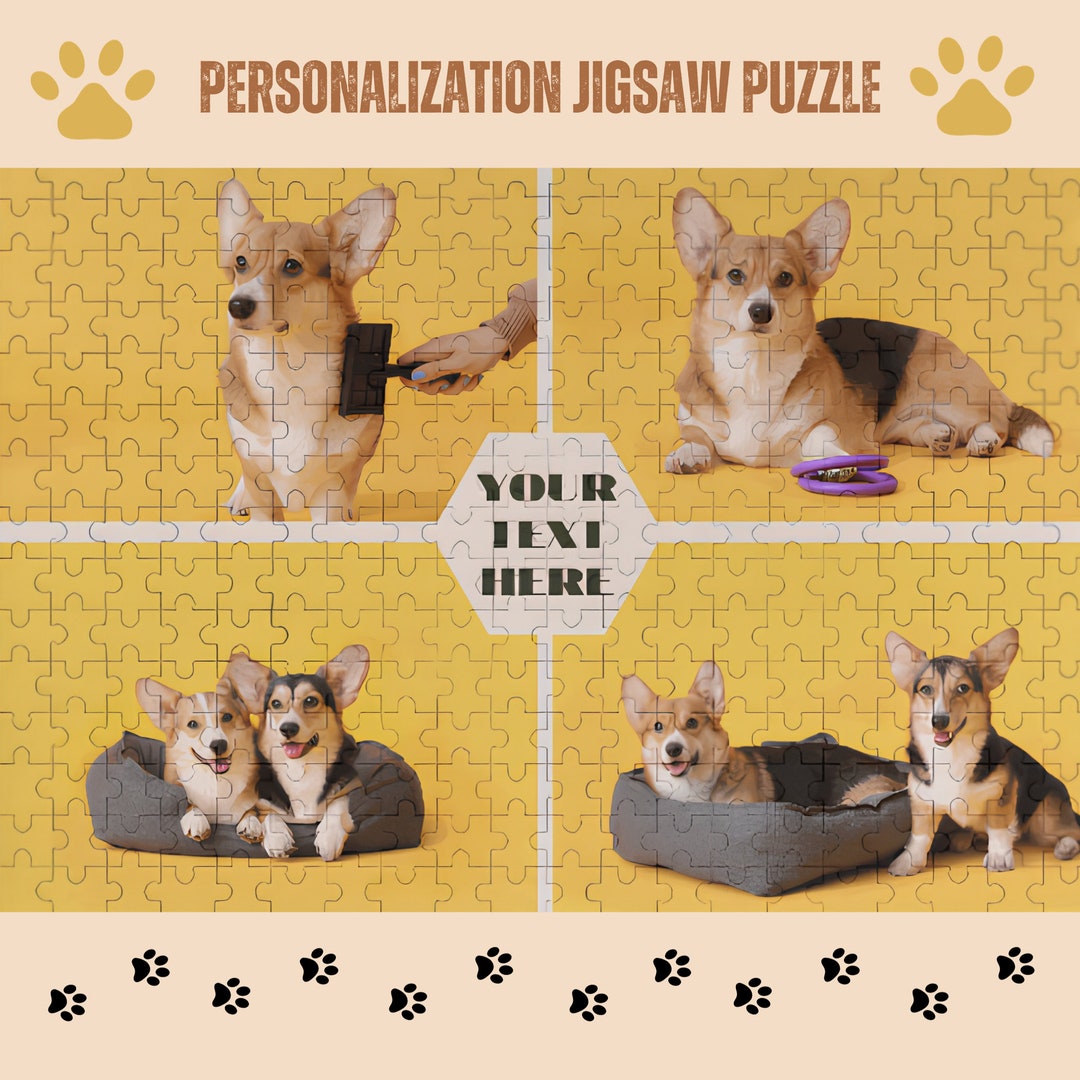 Custom Wooden Pet Photo Jigsaw Puzzle for Gift Personalised Pet Jigsaw Puzzle Make Your Own Pet ...