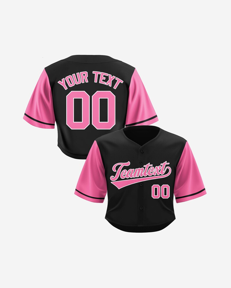 Custom Cheerleading Crop Top Women’s Jersey With Name Number Embroidery ...