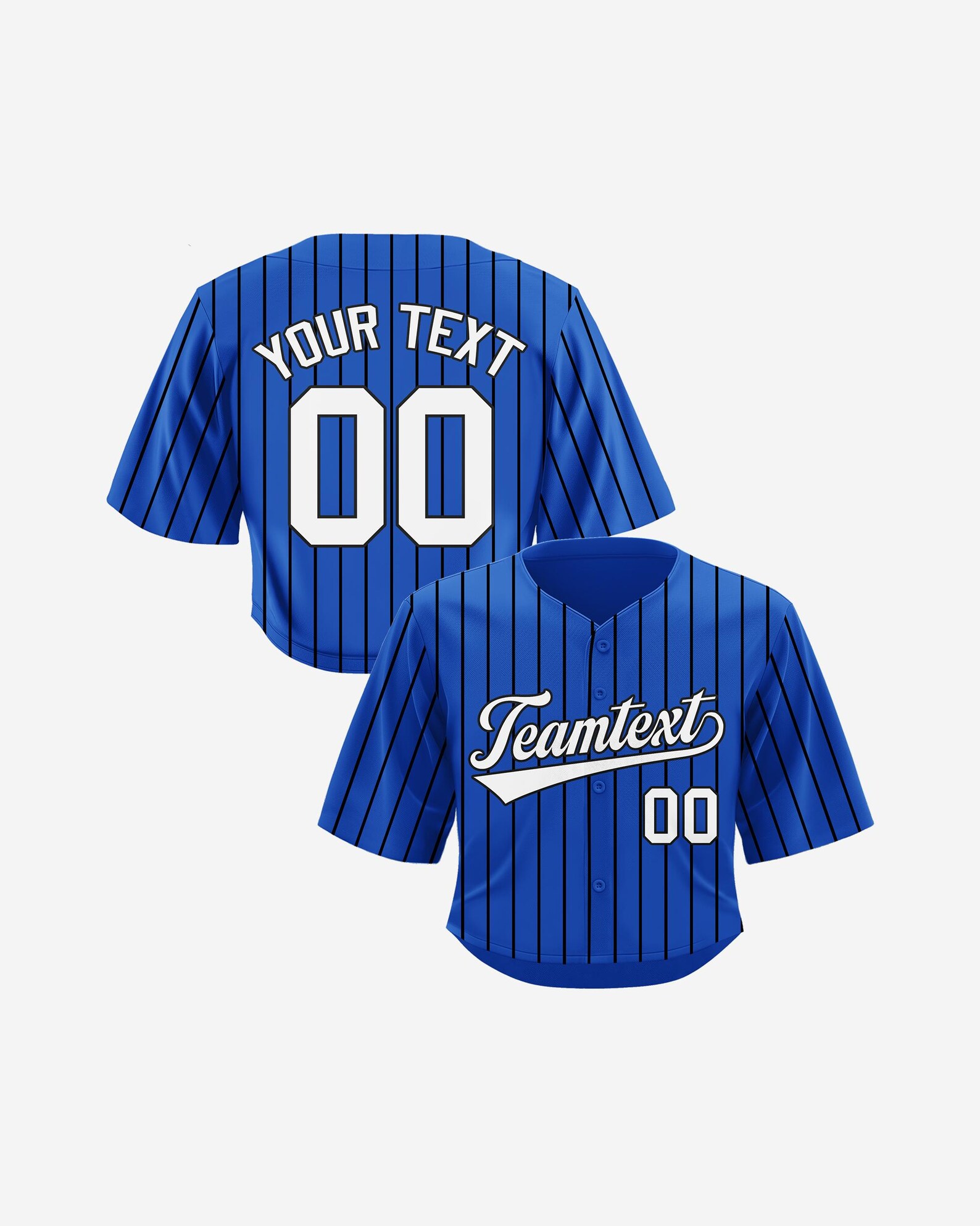 Striped Cheerleading Crop Top Women’s Custom Name Number Uniform ...
