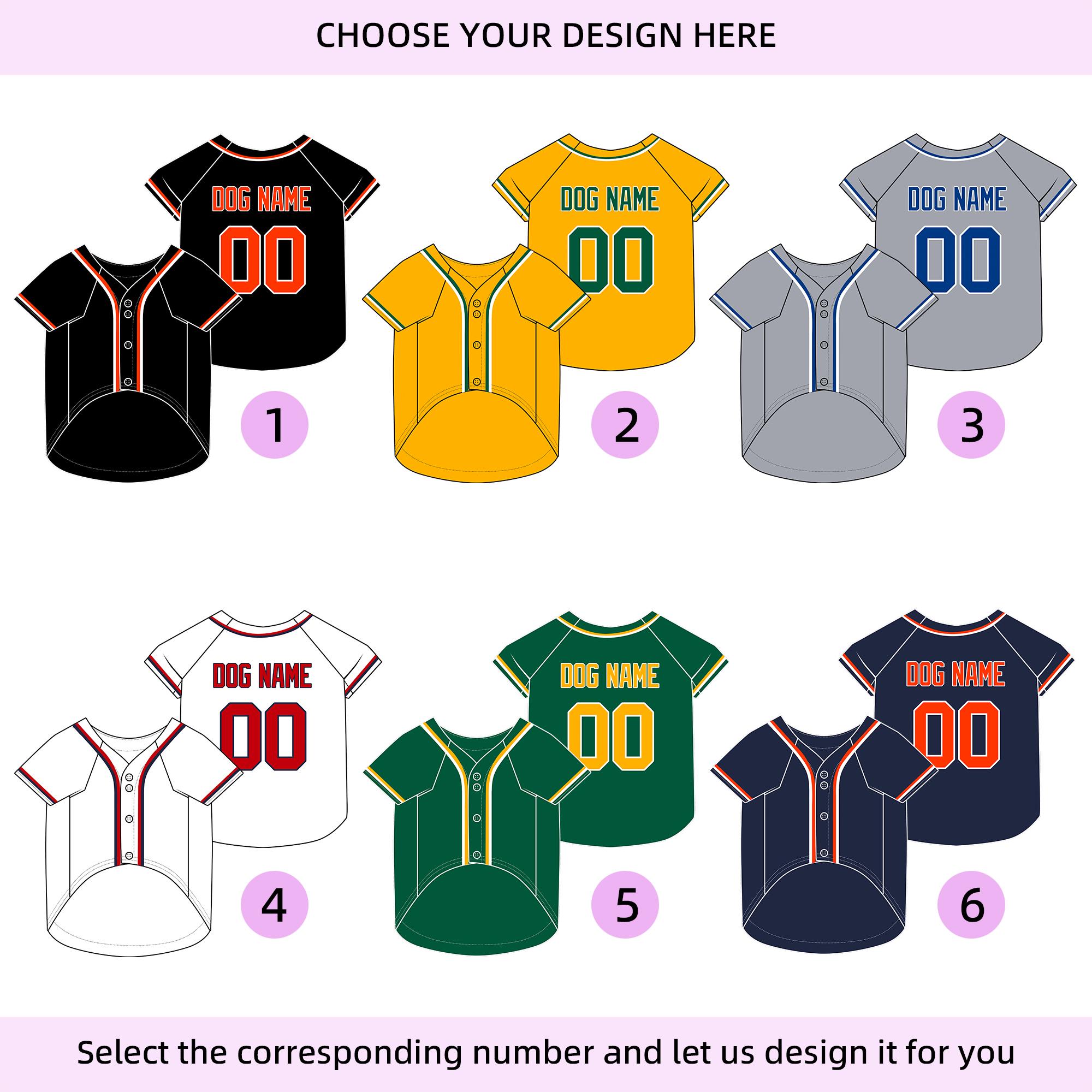 Custom Black Dog Baseball Jersey With Red White Trim, Heat Press Number ...