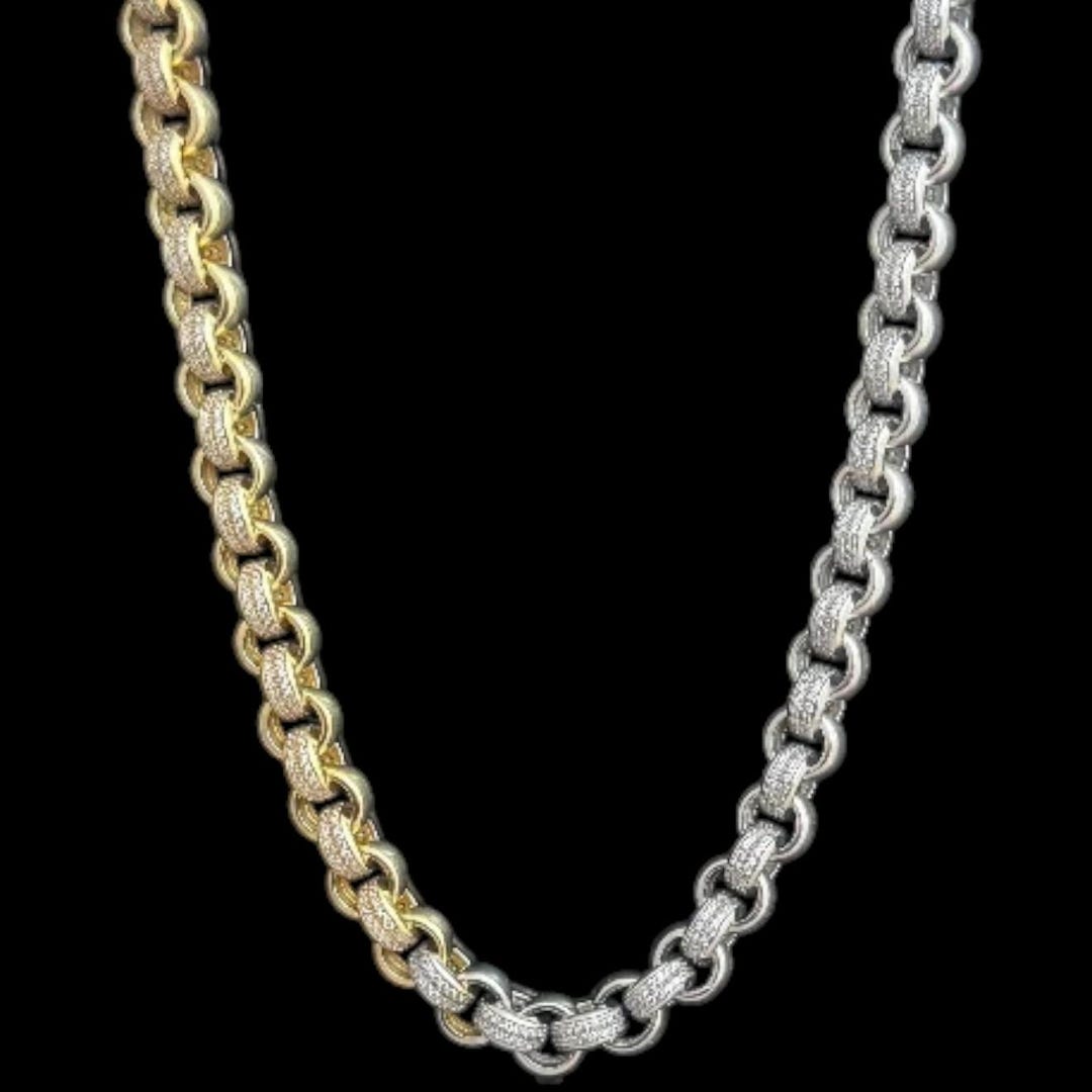 Men’s Silver Link Belcher Chain – Mens Jewelry, Hip Hop Necklace - Etsy