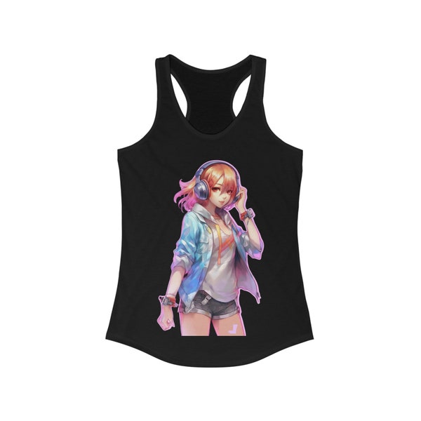 Anime Girl Tank Top - Etsy
