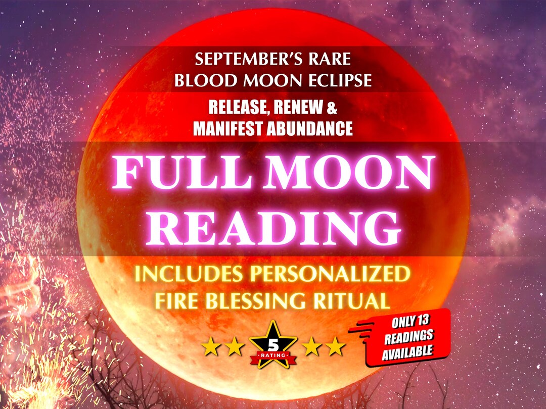 Full Moon Reading & Blessing Ritual | Sept 7 Full Moon in Pisces Lunar ...
