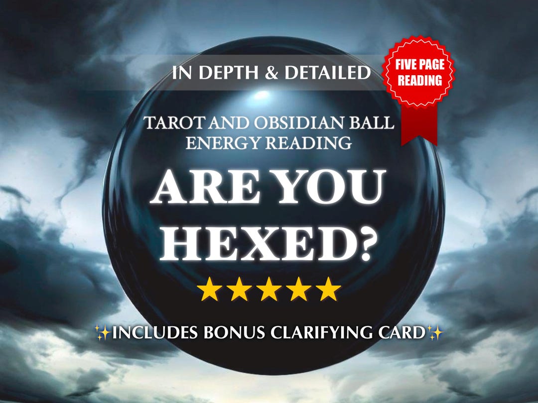 Curse and Hex Reading: Obsidian Ball Energy Scan, Tarot Insight (PDF ...