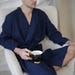 Men’s Linen Robe – Natural Bath Robe for Men, Lightweight, Soft Organic ...