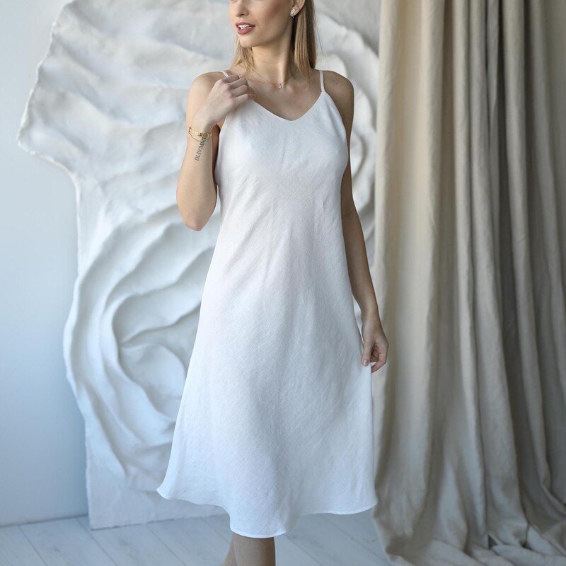 Linen Nightgown - Etsy