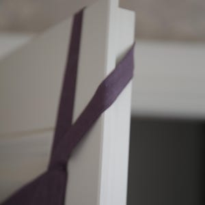 Large Linen Laundry Bag With Loops, Custom Colour Hanging Laundry ...