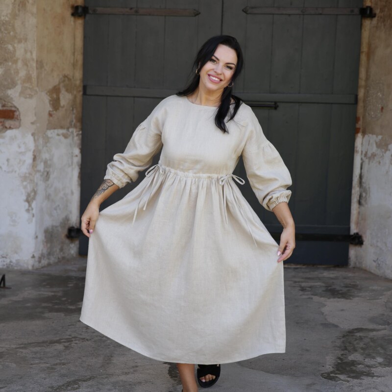 Lithuanian Linen Dress - Etsy