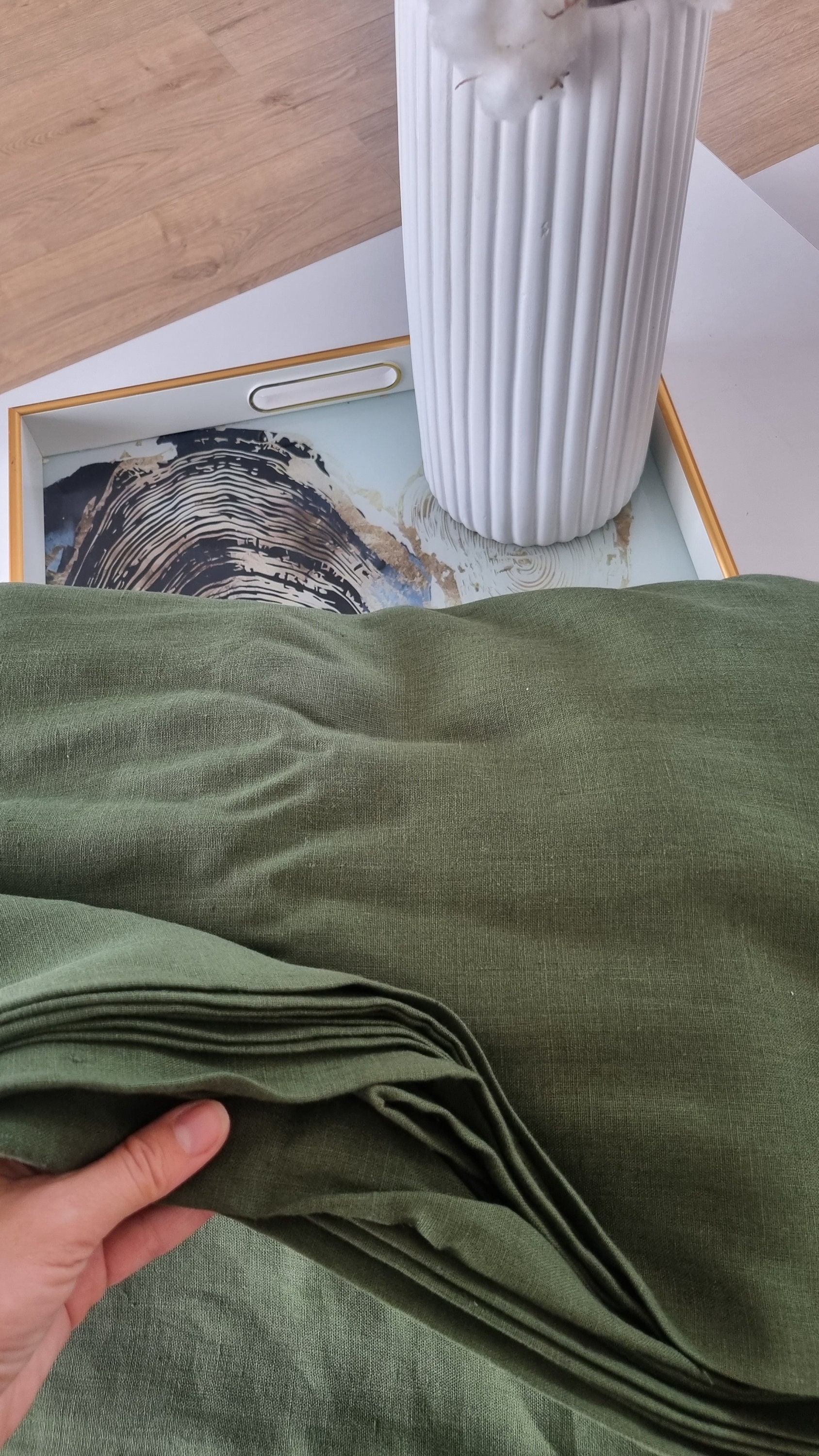 100% Linen Fabric Cut by the Yard or Meter, Medium Weight 205 Gsm, for ...