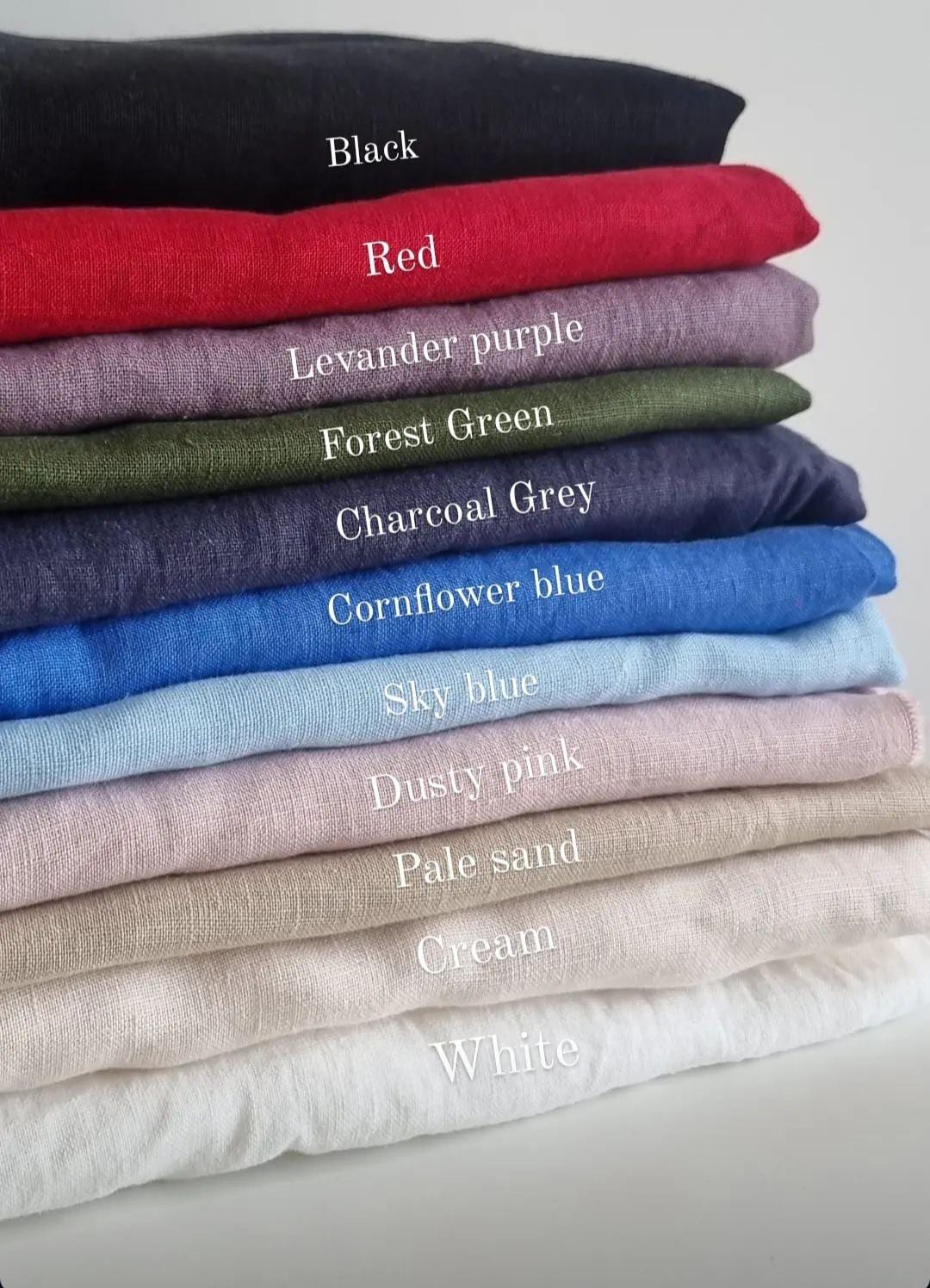 100% Linen Fabric, Cut to Length by the Yard or Meter for Sewing ...