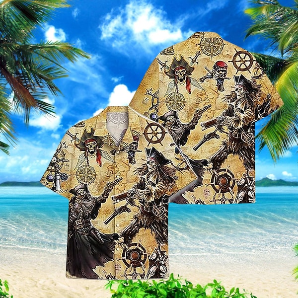Hawaiian Pirate Shirts - Etsy