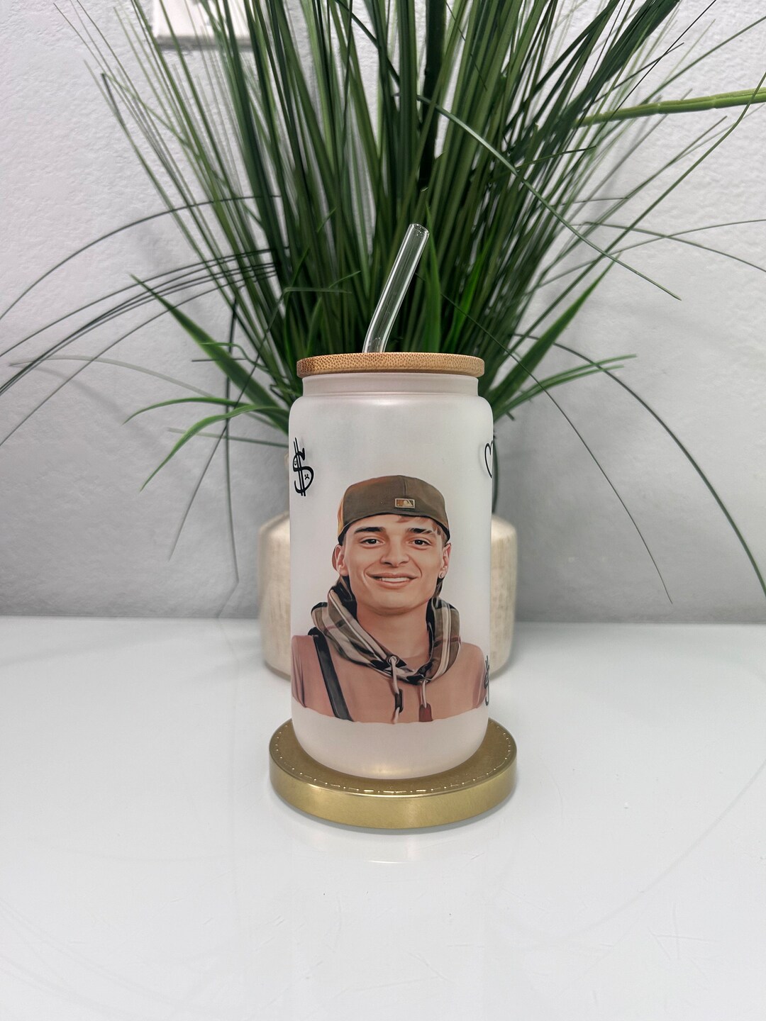 Peso Pluma Cup, Peso Pluma, Peso Pluma Fans, Peso Pluma Glass Can ...