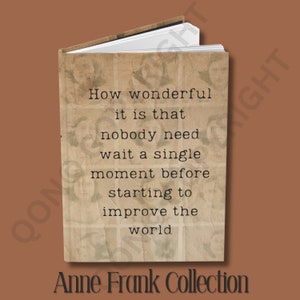 Anne Frank Collection: Journal 4 USA Print Version - Etsy