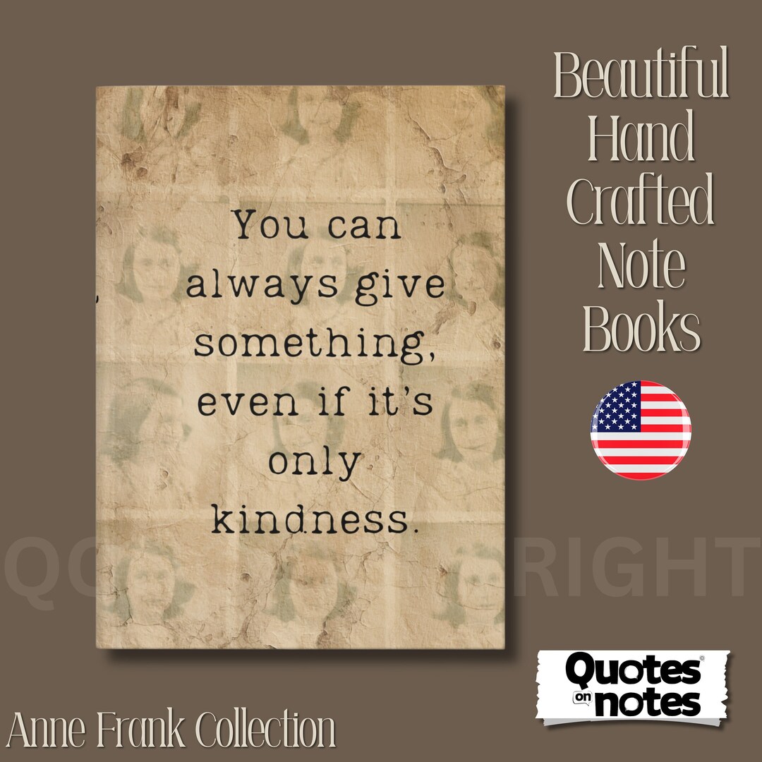 Anne Frank Collection: Journal 1 USA Print Version - Etsy