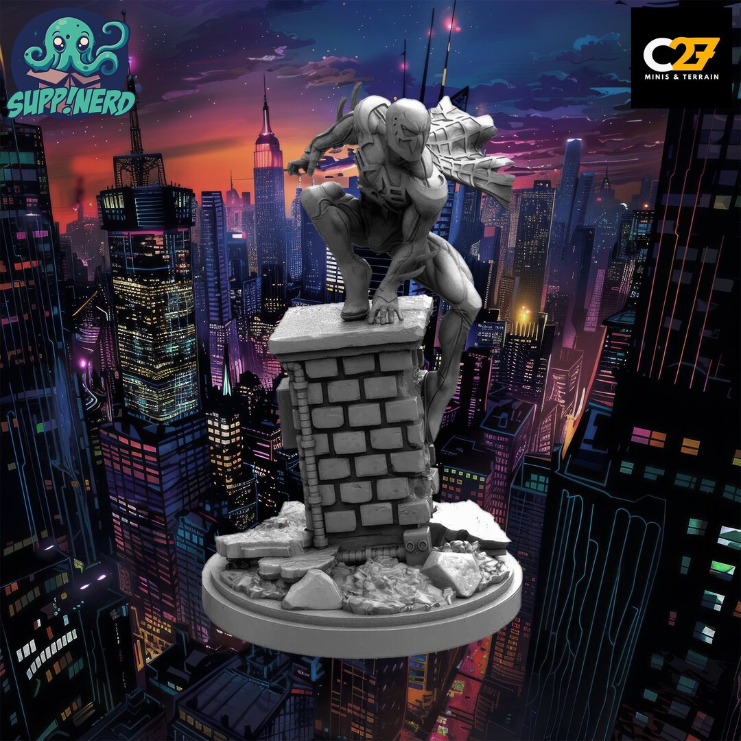 Spiderman 2099 Spiderverse 40mm Scale 35mm Base 3d Printed Miniature ...