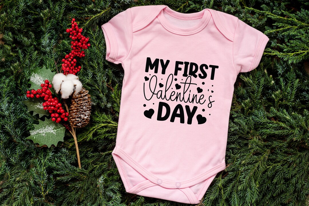 My First Valentines Day Baby Girl Outfit, Valentines Baby Girl Outfit, My First Valentines Day ...
