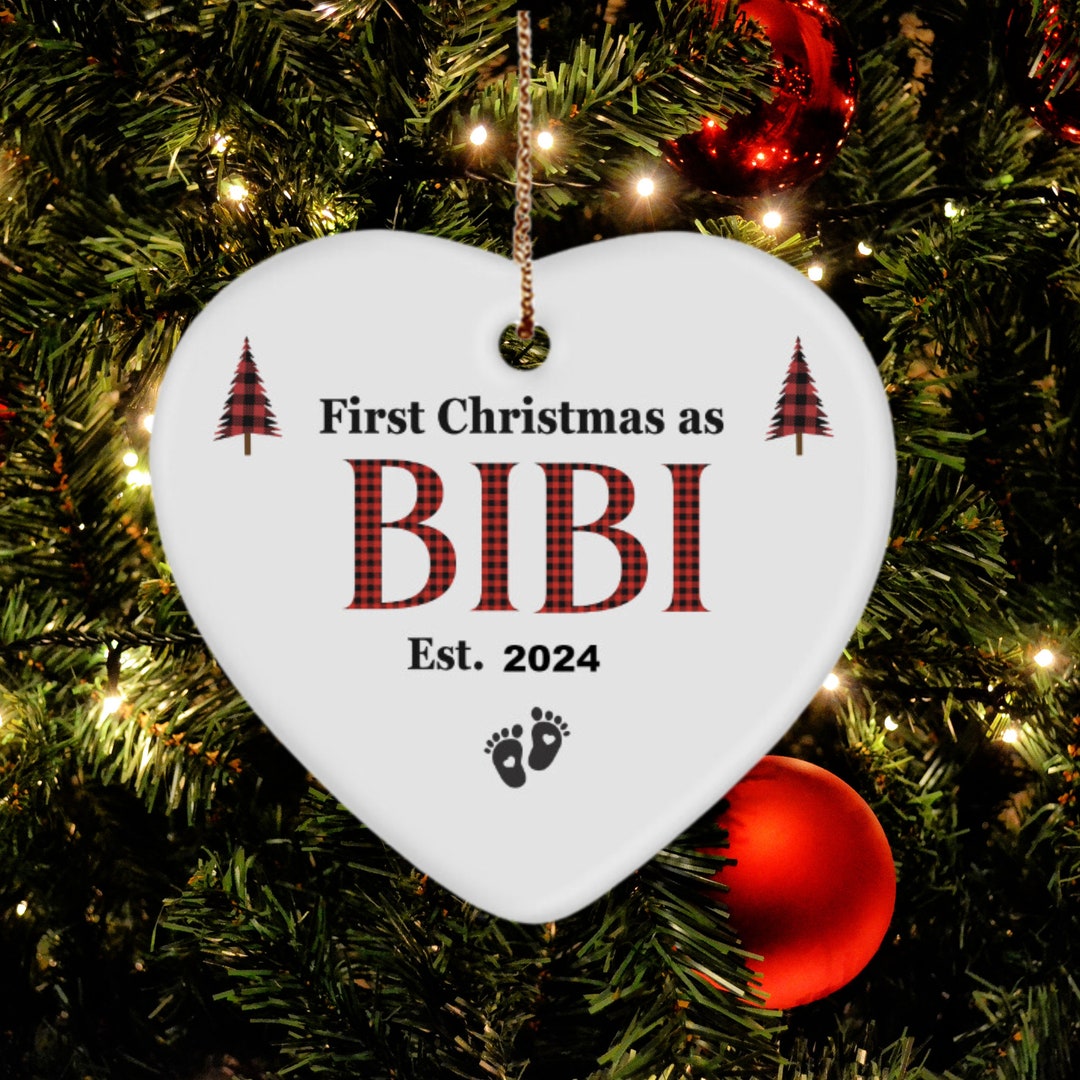 Custom Bibi Ornament, Bibi Christmas Gifts, Personalized Bibi Gift ...