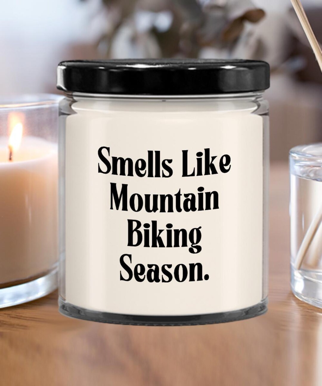 Smells Like Mountain Biking Season Candle-mountain Bike-mountain Biker ...