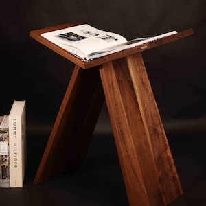 Large Book Stand, Book Table, Open Book Stand, Book Stand Wood, Open ...