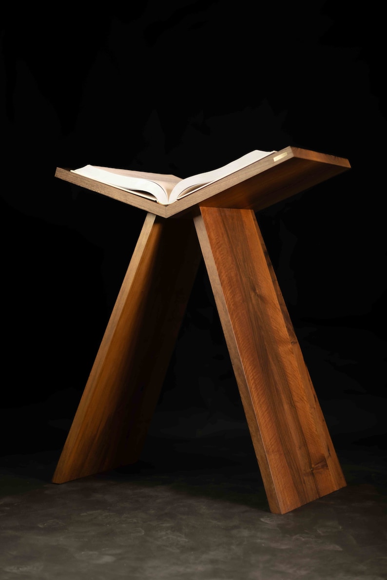 Large Book Stand, Book Table, Open Book Stand, Book Stand Wood, Open ...
