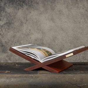 Open Book Stand Wood Open Book Display X Book Stand Recipe - Etsy