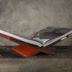 Open Book Stand Wood Open Book Display X Book Stand Recipe - Etsy