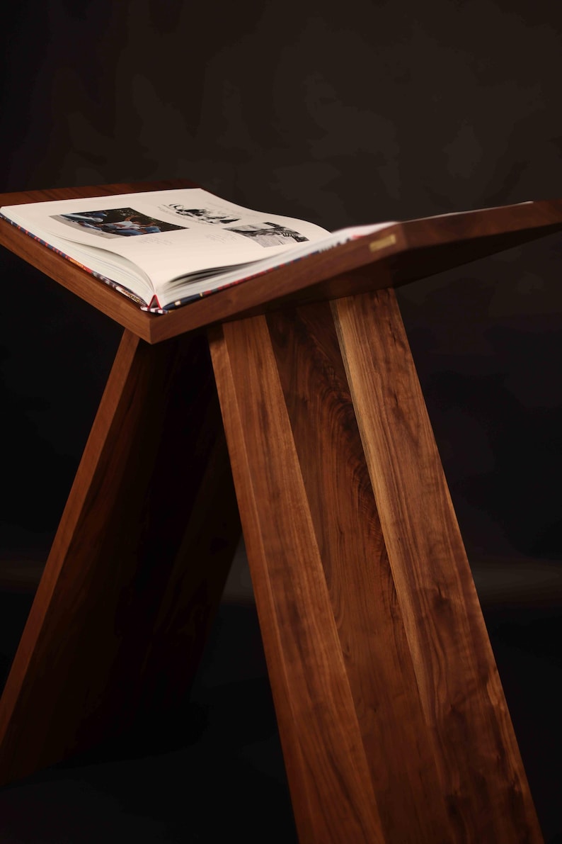 Large Book Stand, Book Table, Open Book Stand, Book Stand Wood, Open ...