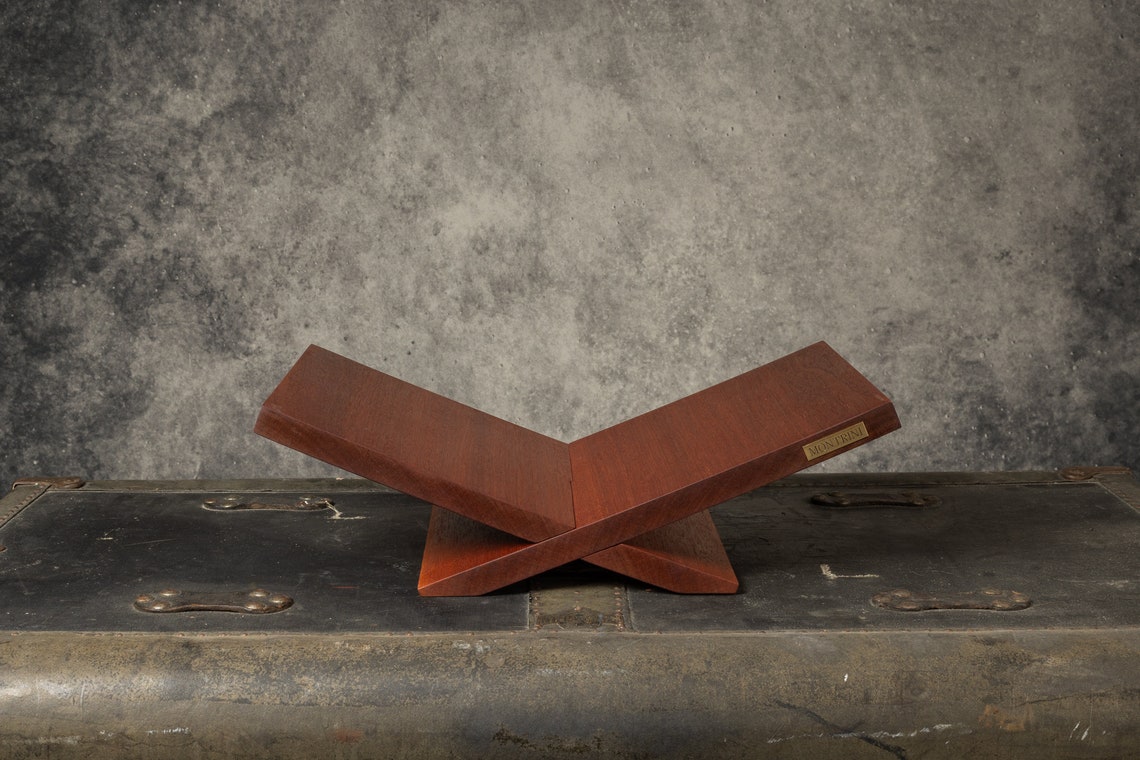 Open Book Stand Wood Open Book Display X Book Stand Recipe - Etsy