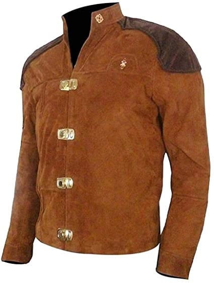 Men's Warriors Viper Pilot Battlestar Galactica Jacket Brown Real Suede ...