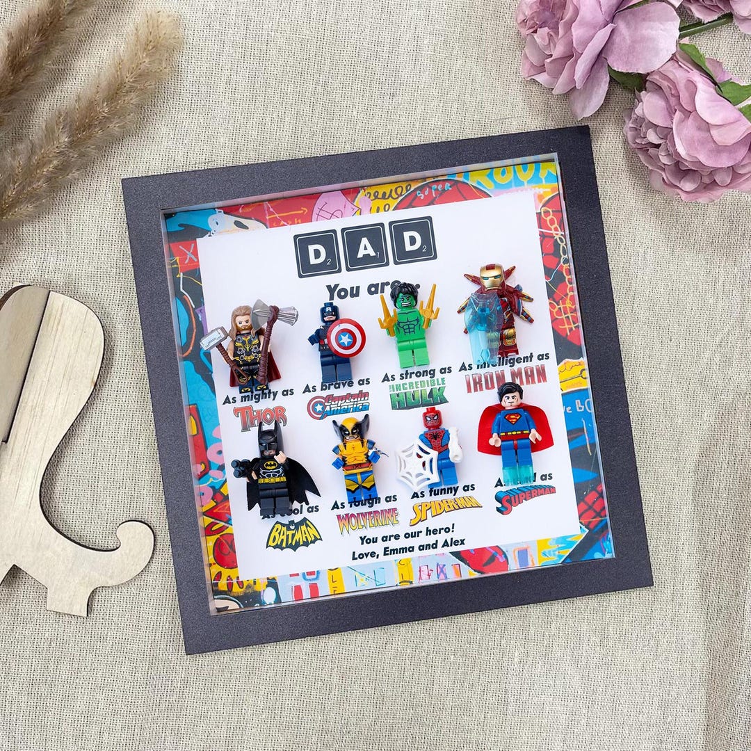 Personalized Super Dad Sign, Custom Superhero Dad Gift, Fathers Day ...