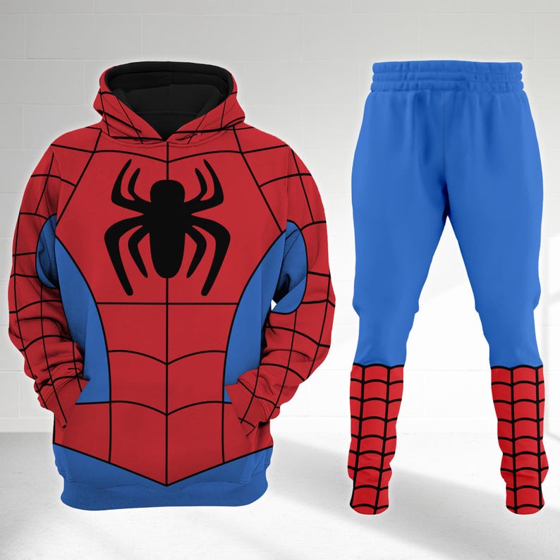 Spidey and Amazing Friends Halloween Costume 3D Hoodie Sweatpants, Gwen ...