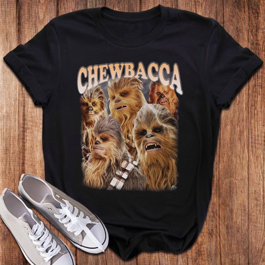 Funny Chewbacca Homage Shirt, Star Wars Movie T-shirt Chewbacca Bootleg ...