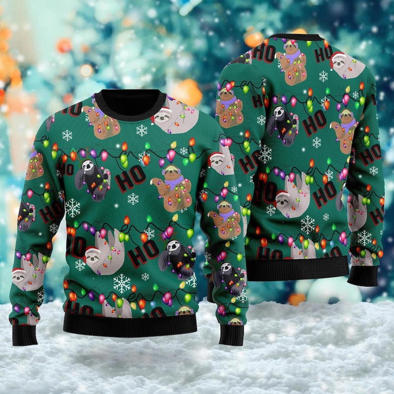 Sloth Alpaca Ugly Sweater - Etsy Canada