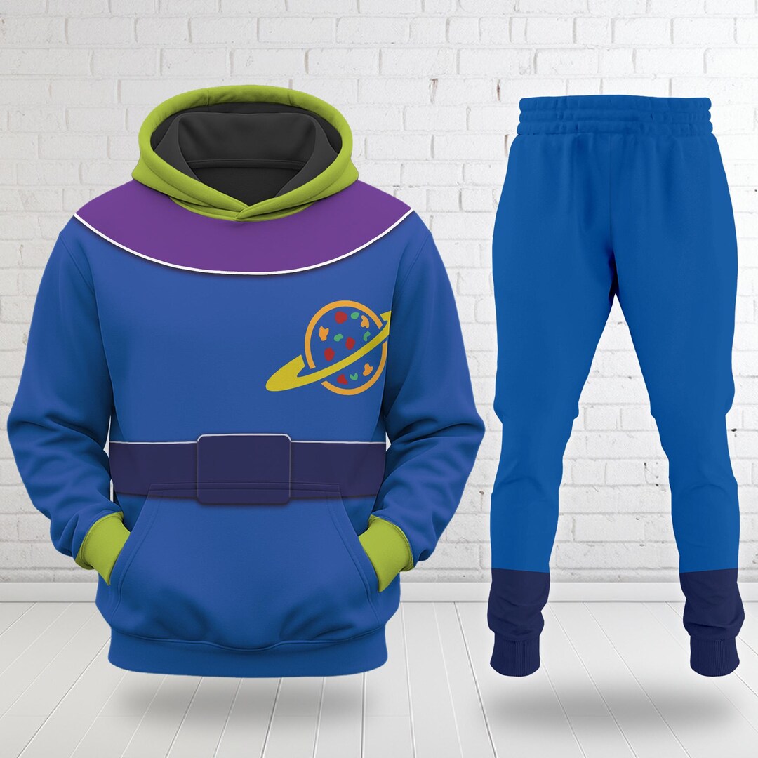 Alien Toy Story Halloween Costume All Over Print Hoodie, Three Eyes ...