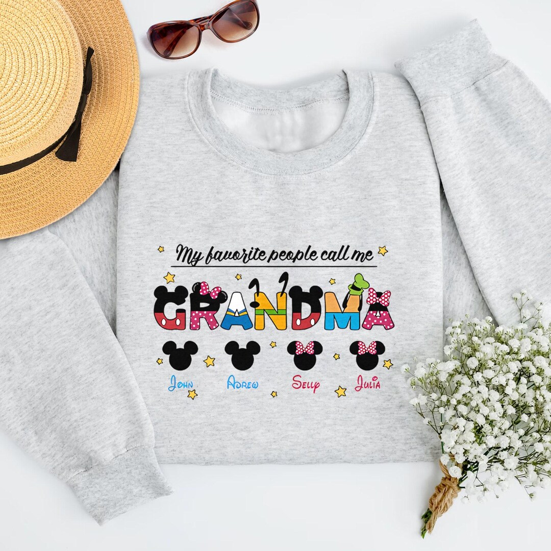 Mickey Minnie Grandma Tshirt, My Favorite People Call Me Grandma ...
