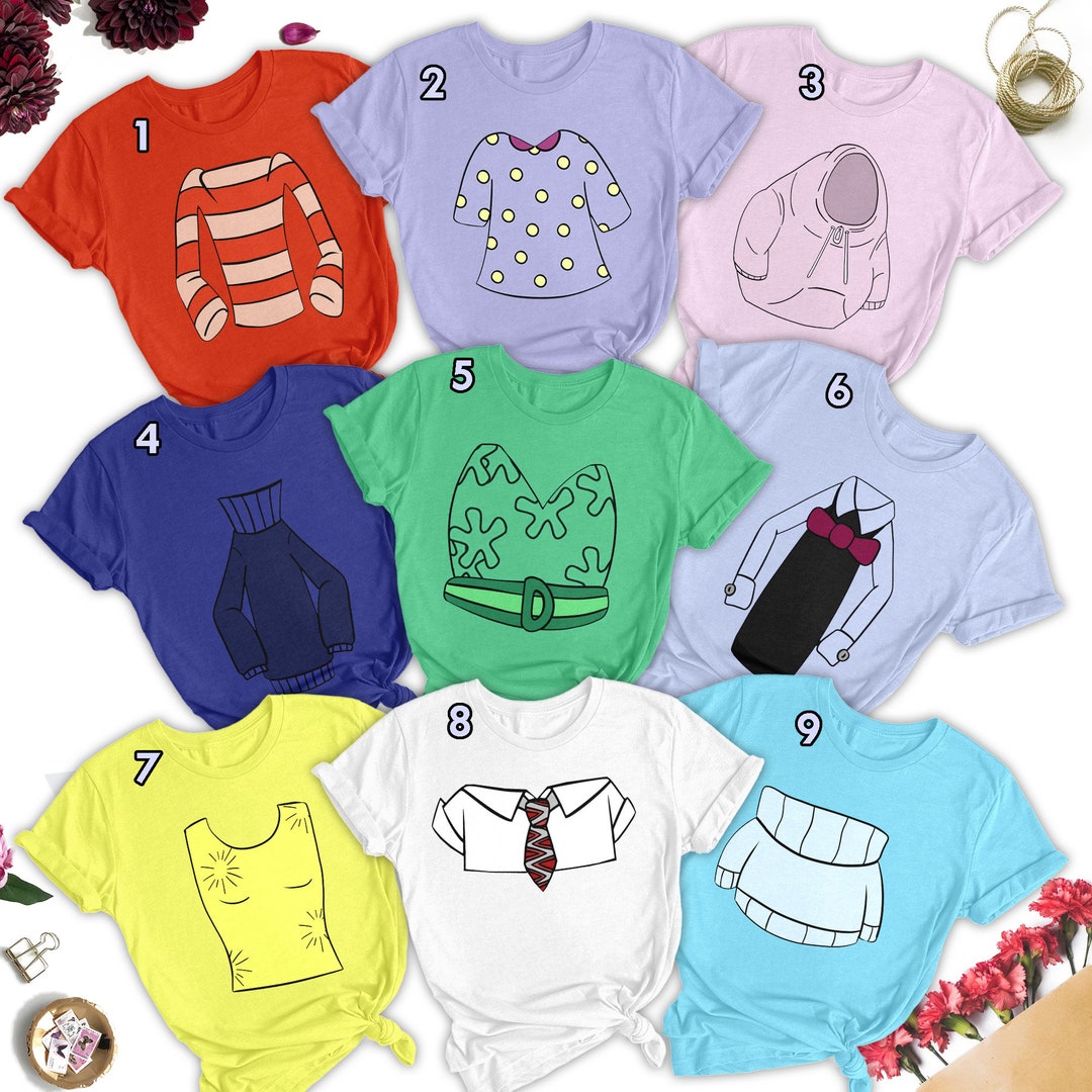 All Inside Out 2 Characters Clothes Costume, Inside Out Halloween ...