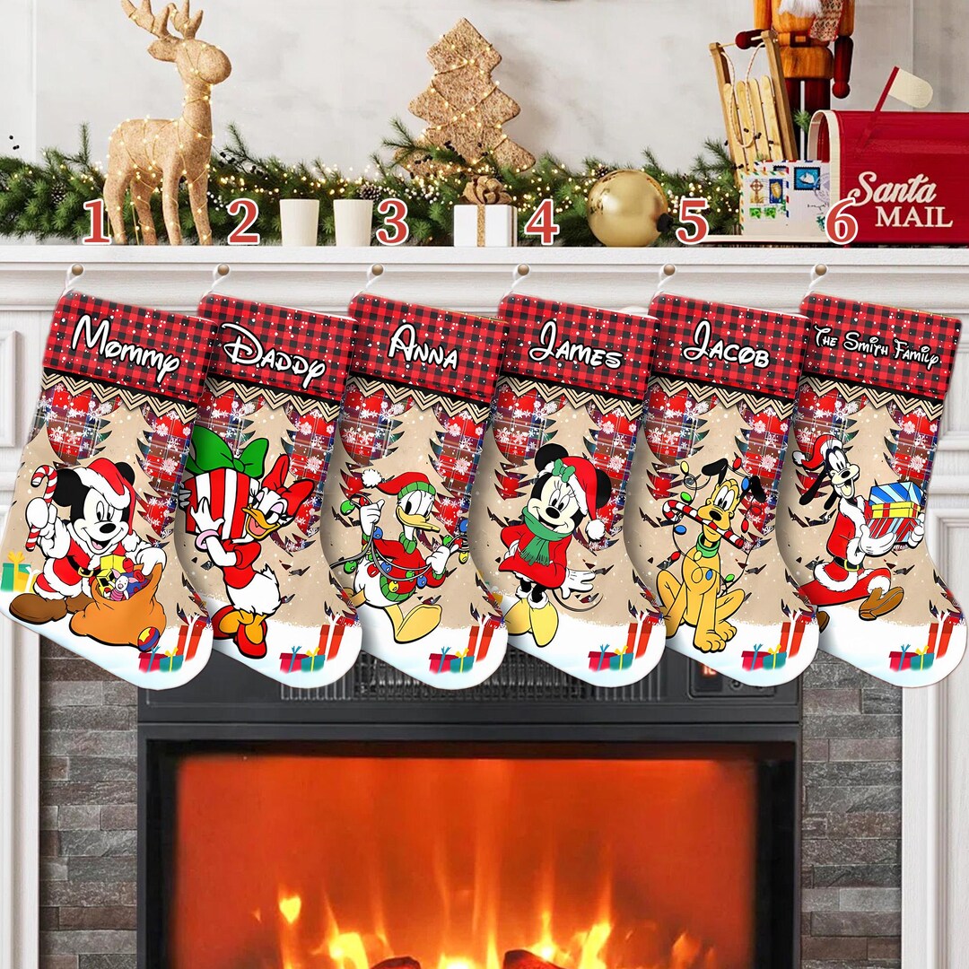 Mickey and Friends Balloon Xmas Stocking, Mickey Mouse Christmas ...
