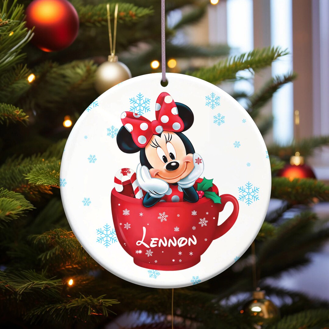 Personalized Mouse Tea Cup Christmas Ornament Cute Mouse Girl - Etsy Canada