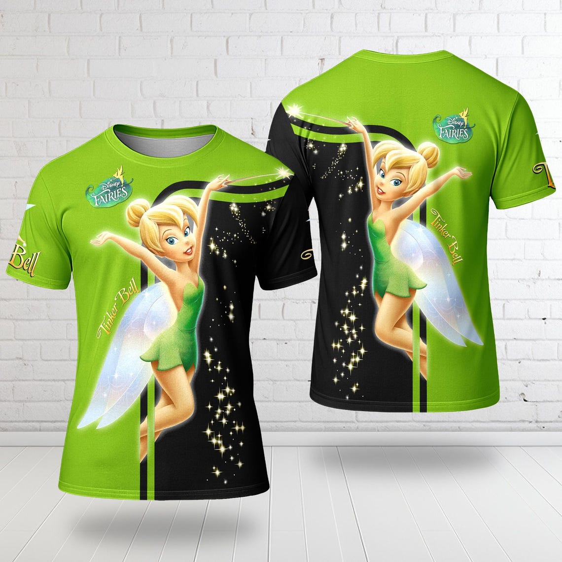We Are Never Too Old 3D Printed Shirt, Tinker Bell Love Fairy Princess ...